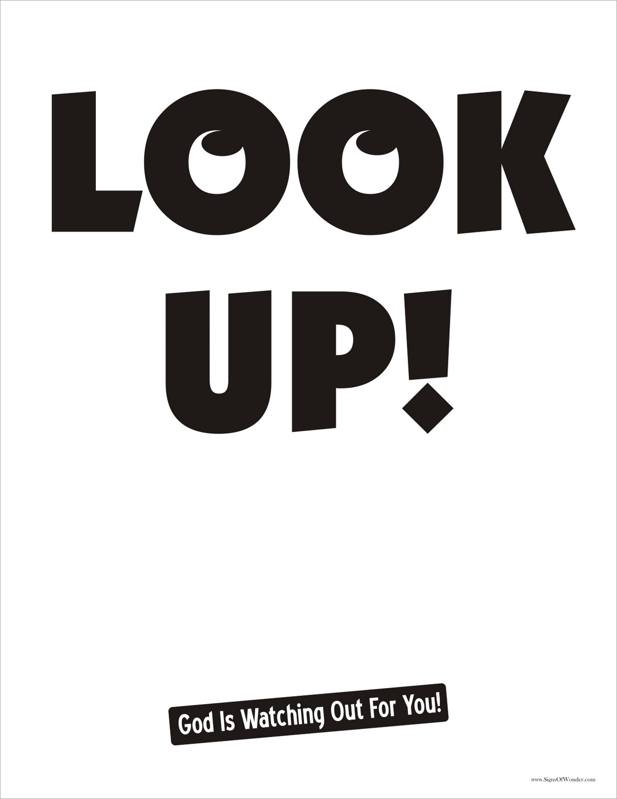 Blessings & Prayers - Bendiciones Y Oraciones: LOOK UP TO GOD!