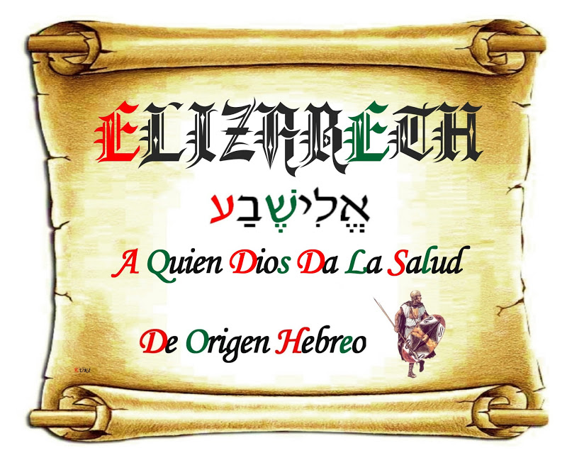 El origen de los nombres: Elizabeth