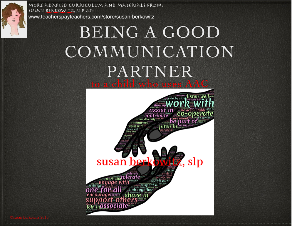Free Tips for Being a Good Communication Partner from Susan Berkowitz ...