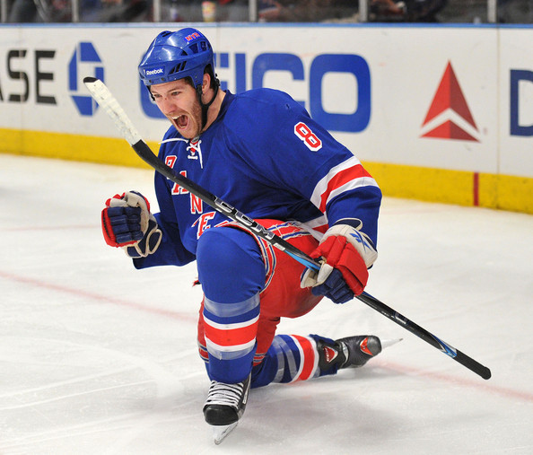 hockey star picture: The NYR Facts Of Life: #8 Brandon Prust