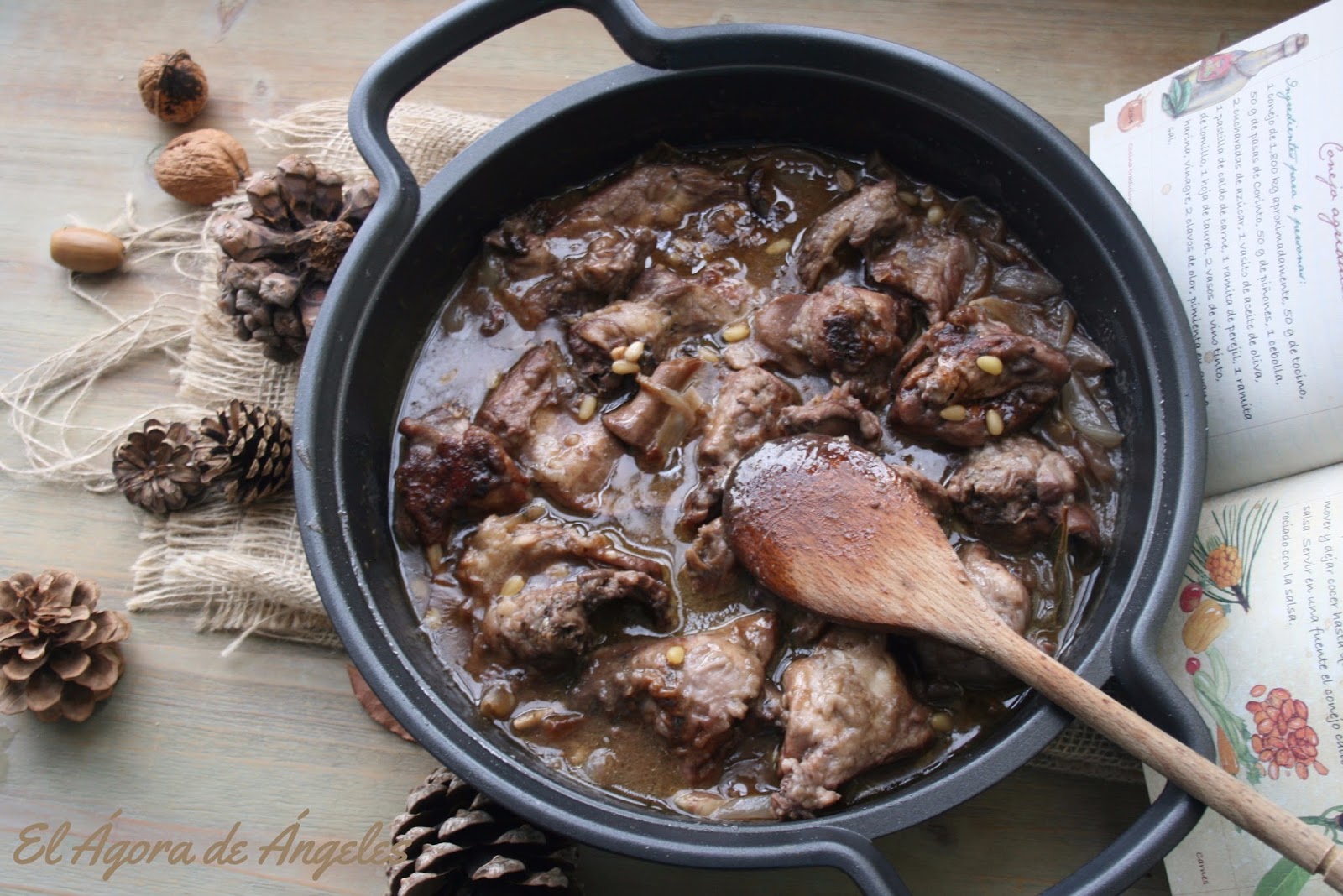 CONEJO AL ESTILO CASTELLANO CON CREMA BALSÁMICA DE TRUFA | El Ágora de ...