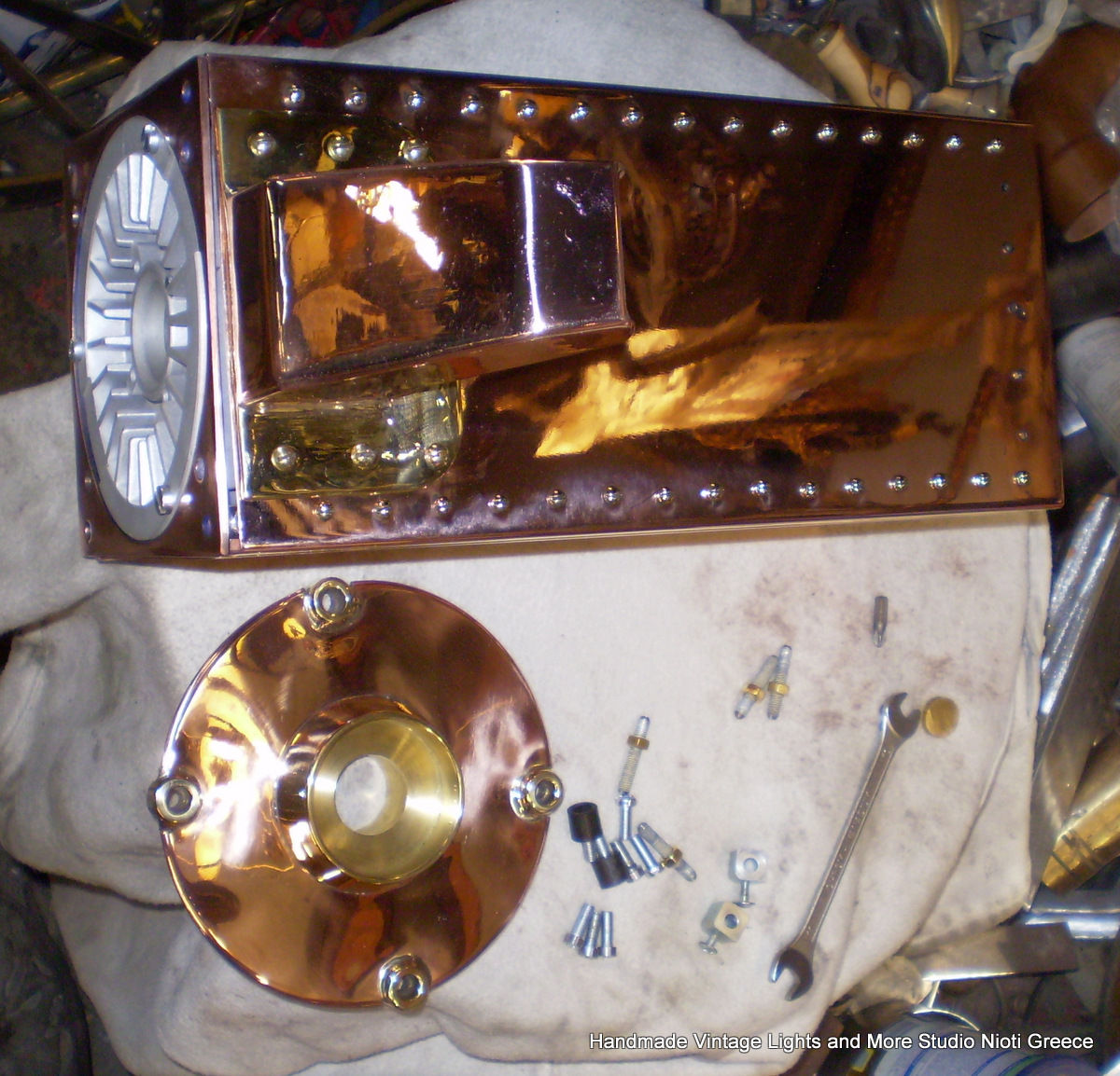 STUDIO NIOTIS: Handmade Copper Coffee Grinder with bronze elements ...