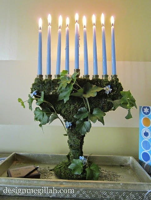 MOMMY BLOG EXPERT: 8 Hanukkah Menorahs Inspired by Nature Celebrate ...