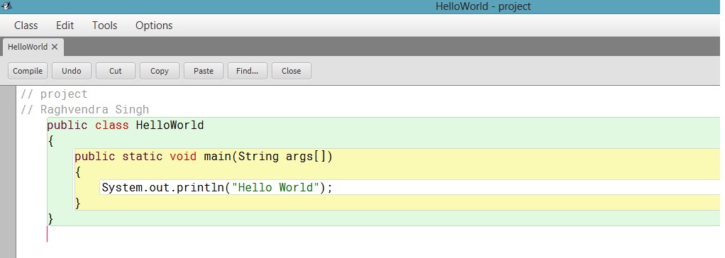 Programming Language: HOW TO MAKE A PROGRAM USING BLUEJ
