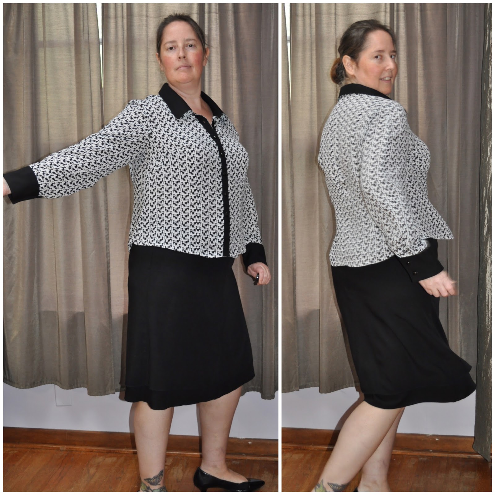 10 sewing machines & a serger: My almost perfected button down shirt ...