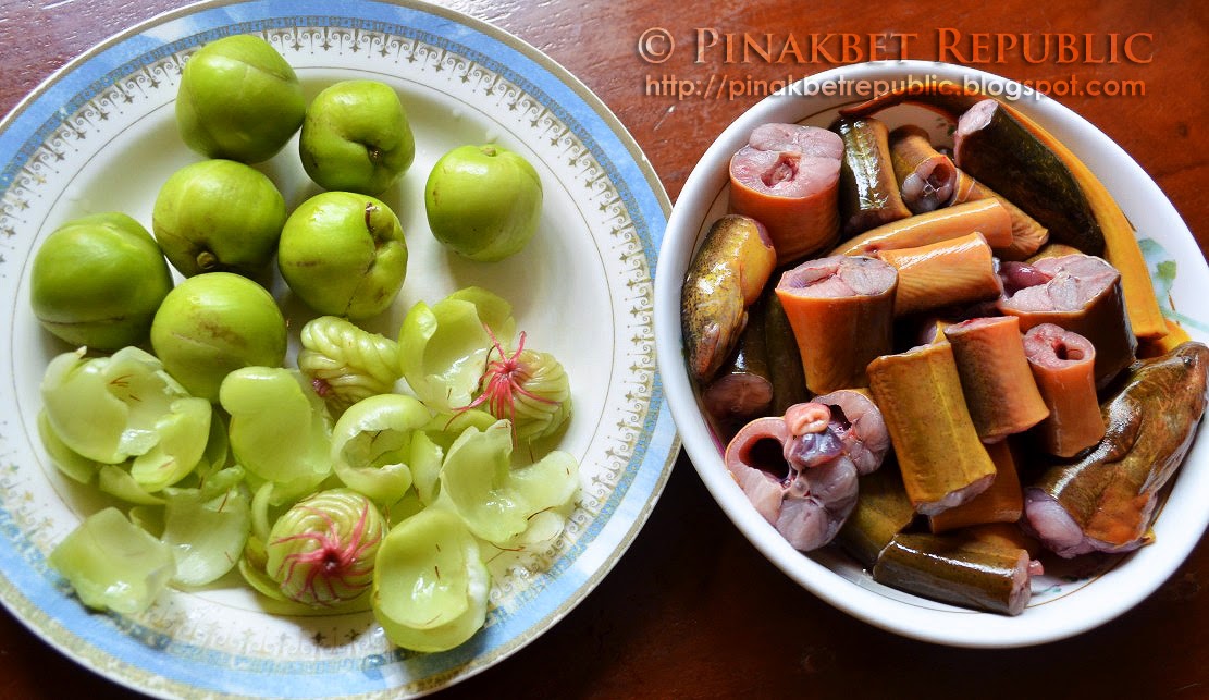eel soured with palali (catmon) fruit ~ PINAKBET REPUBLIC