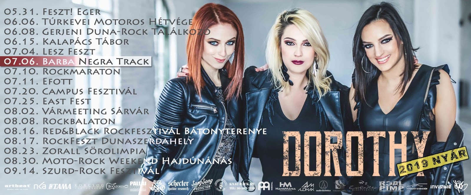 Gere Dorottya, Blahó Brigitta, Kovács Klaudia: Dorothy Live 2019 at A38 ...