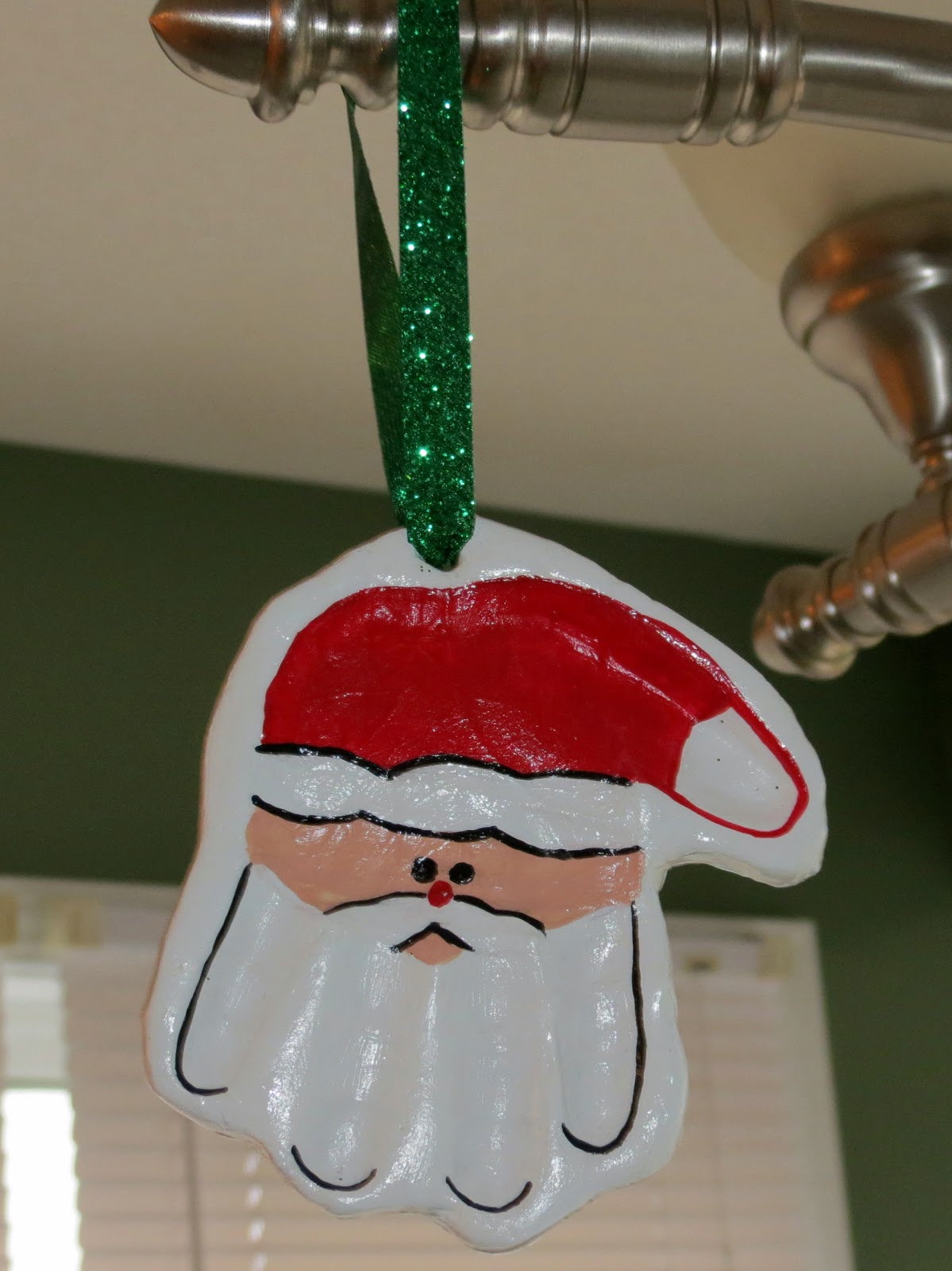 When Do I Sleep?: Santa Hand Print Ornament