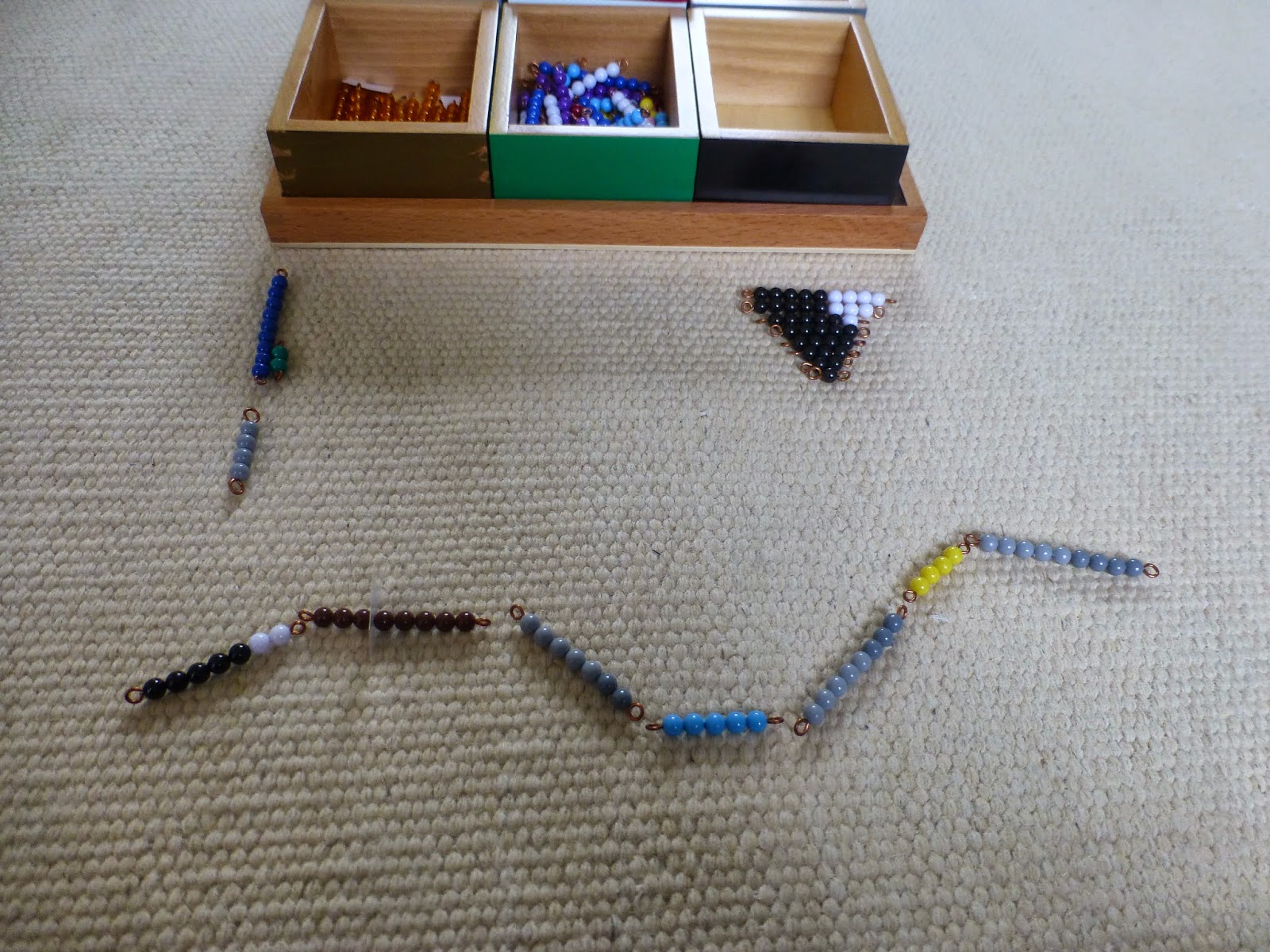 Family FECS: Montessori Activity: Subtraction Snake Game