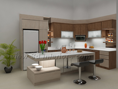 Interior Dapur | Desain Dapur Minimalis Modern Idaman ...