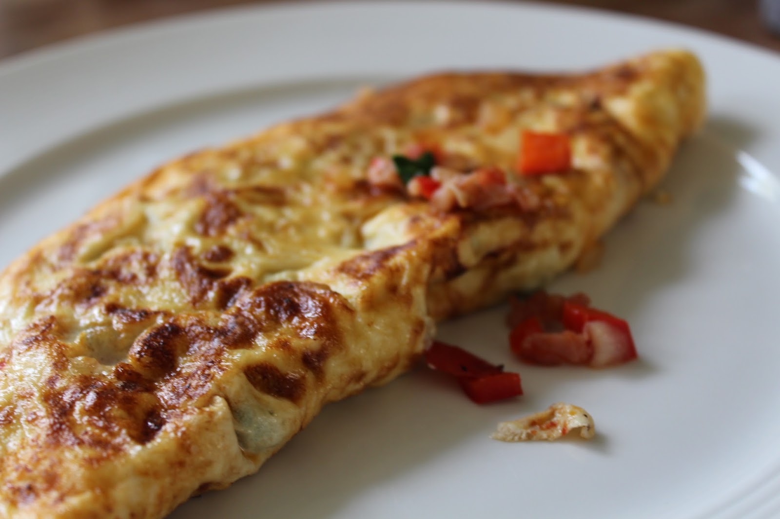 Marias Madside: Omelet med skinke, ricotta og spinat