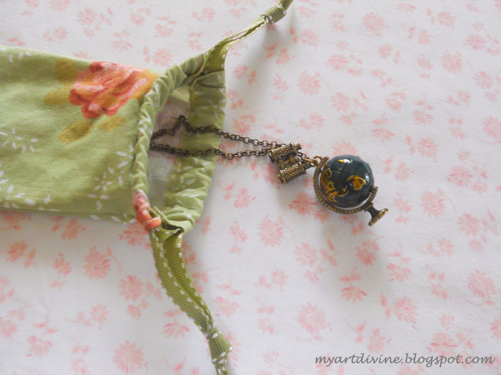 Art Divine: Draw-String Jewelry Pouch