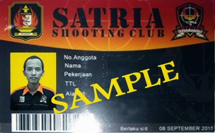 KTA DAN SKK SATRIA SHOOTING CLUB | Satria Shooting Club Perbakin