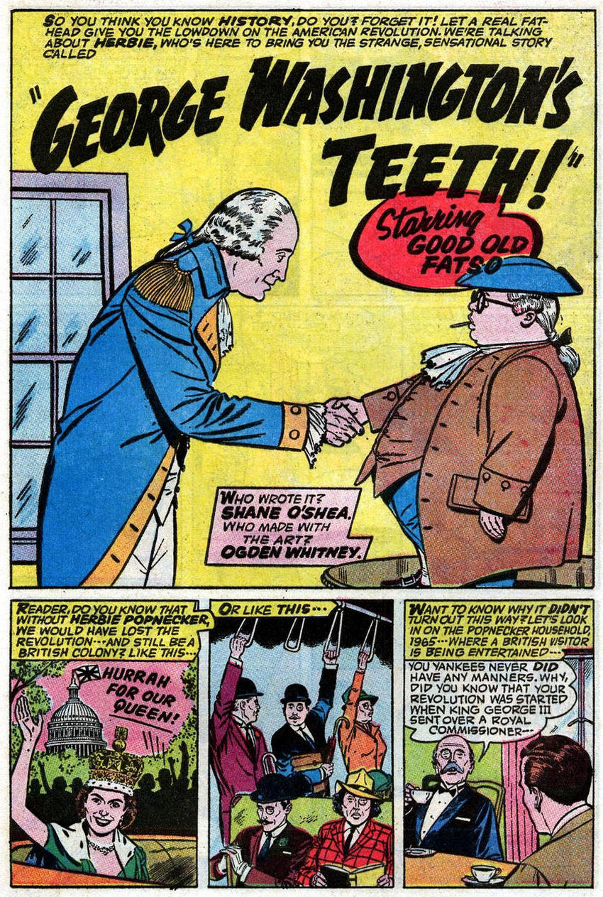 Pappy's Golden Age Comics Blogzine: Number 1699: George Washington bites!