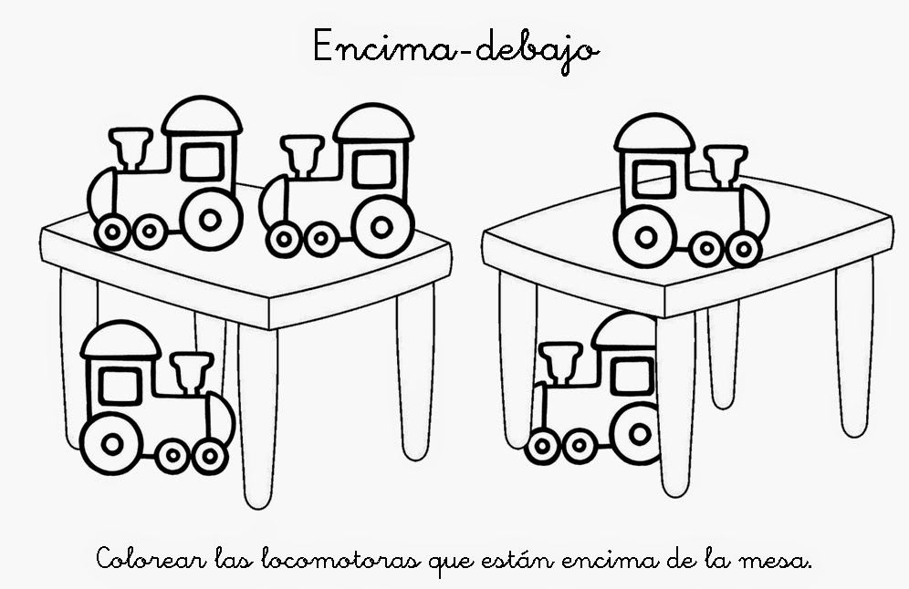 INFANTILES DE ANA V.: CONCEPTOS: ENCIMA/DEBAJO
