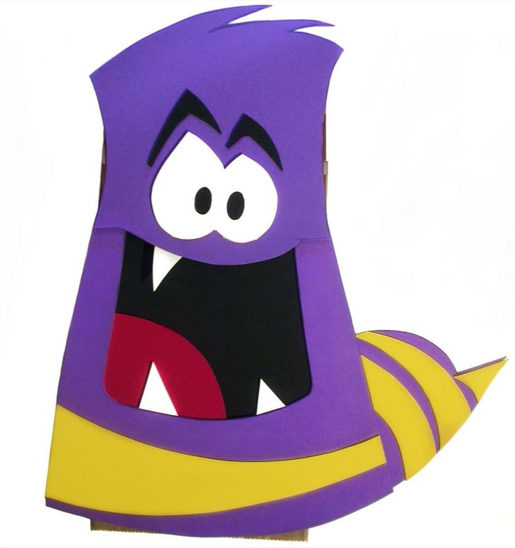 The Art of Andy Fling: Smile Monster | Paper Bag Puppet with Free Template
