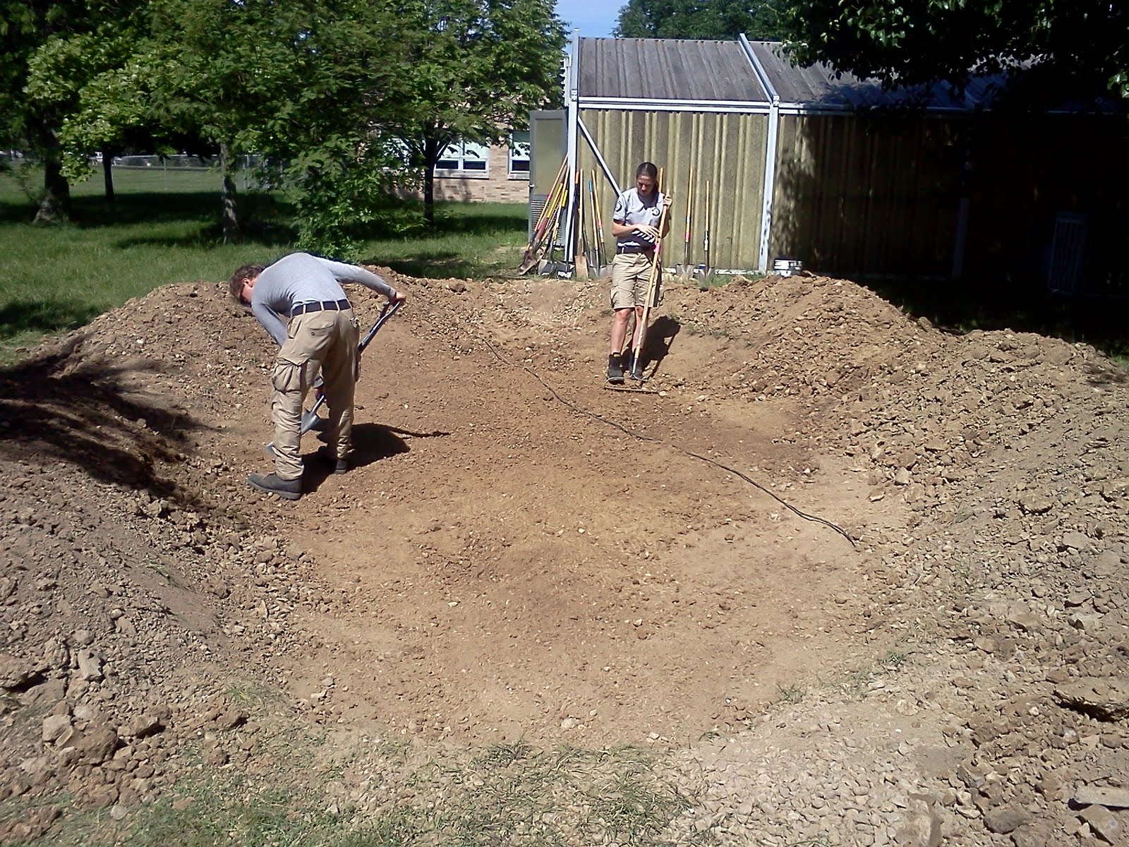 Muncie-Delaware County AmeriCorps Project 2011: Day 2 of Rain Garden ...