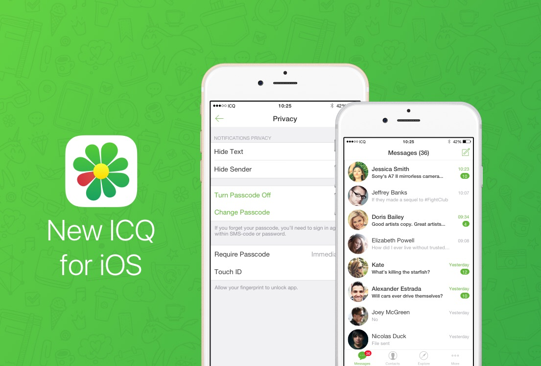 La nueva versión de la app de chat ICQ se toma muy en serio la privacidad del usuario ...