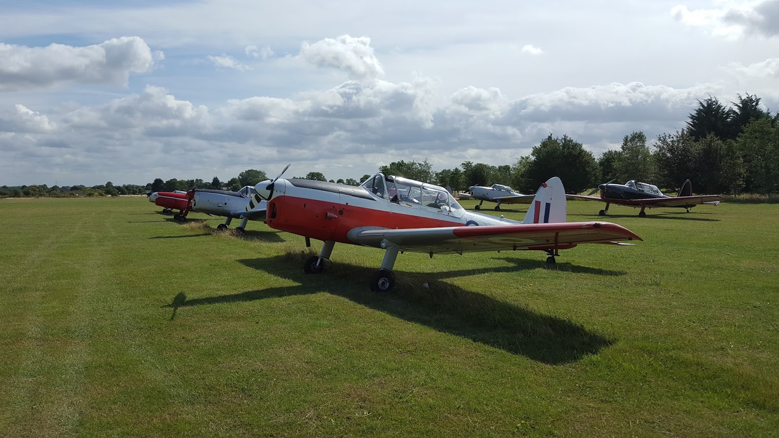 flylogical: RAF Henlow "100" Bulldog & Chipmunk Flyby