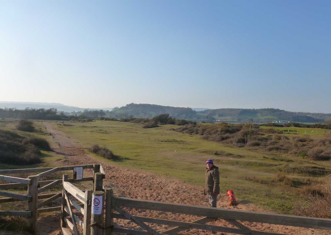 Soggibottom: Girl Rona in Teignmouth and Dartmoor -3 deg c.