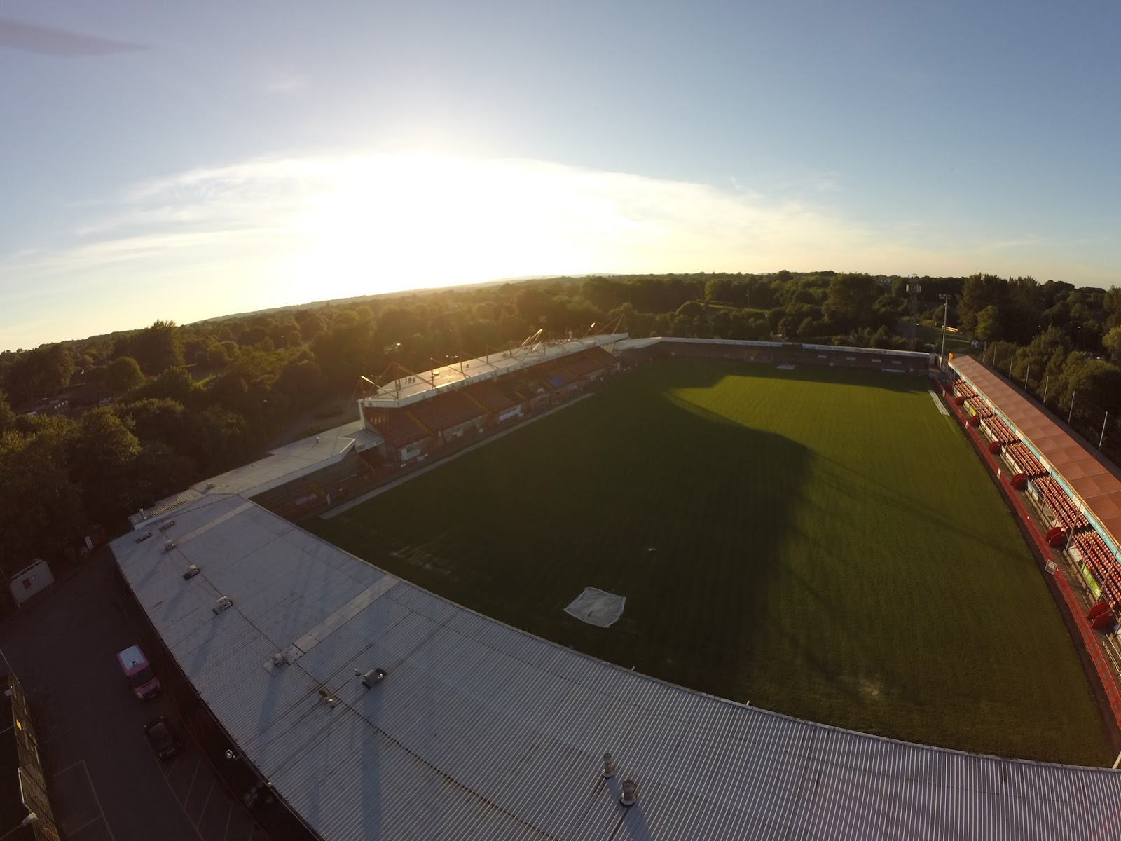 Aerial Britain: FOURTEEN PICTURES: Broadfield Stadium, Crawley Town FC ...