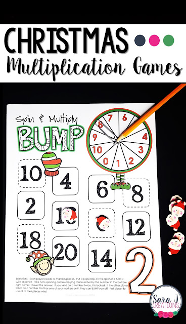 Practicing Multiplication Facts with Games | Sara J Creations