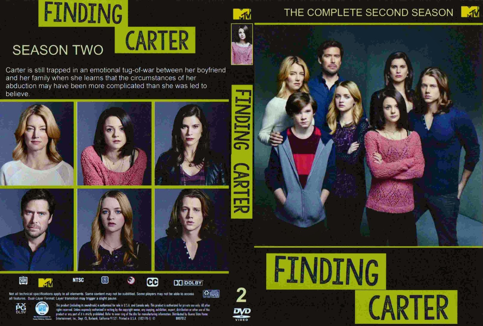 Base : Finding Carter Season 2 (2015) - Cover TV Serie