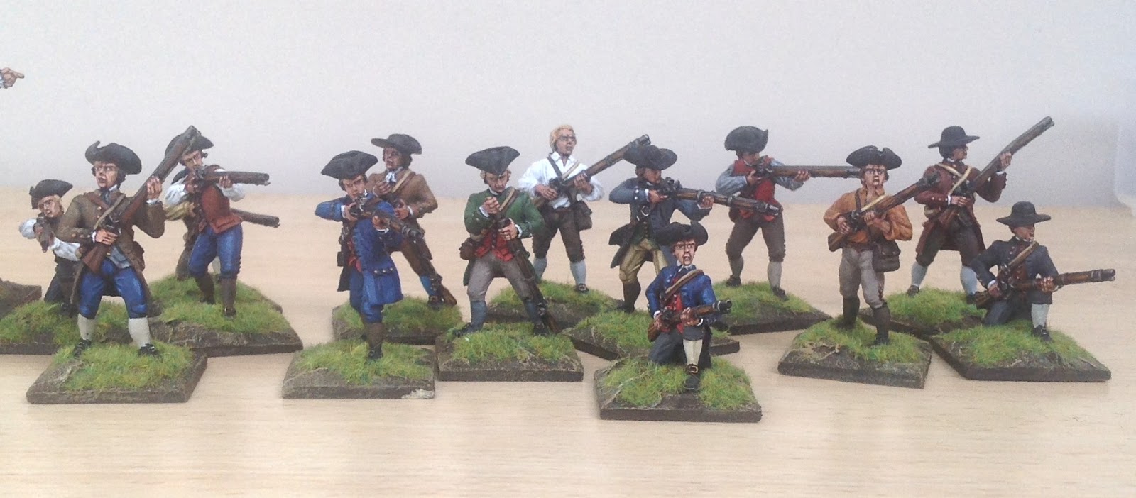 15mm paint shack: 40mm Front Rank AWI infantry