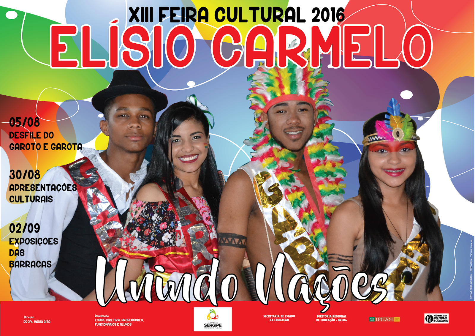 GLADSTON BARROSO: CARTAZ DA XIII FEIRA CULTURAL DO ELÍSIO CARMELO 2016