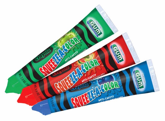 Coupon Savvy Sarah: GUM Crayola SQUEEZE-A-COLOR Toothpaste Review