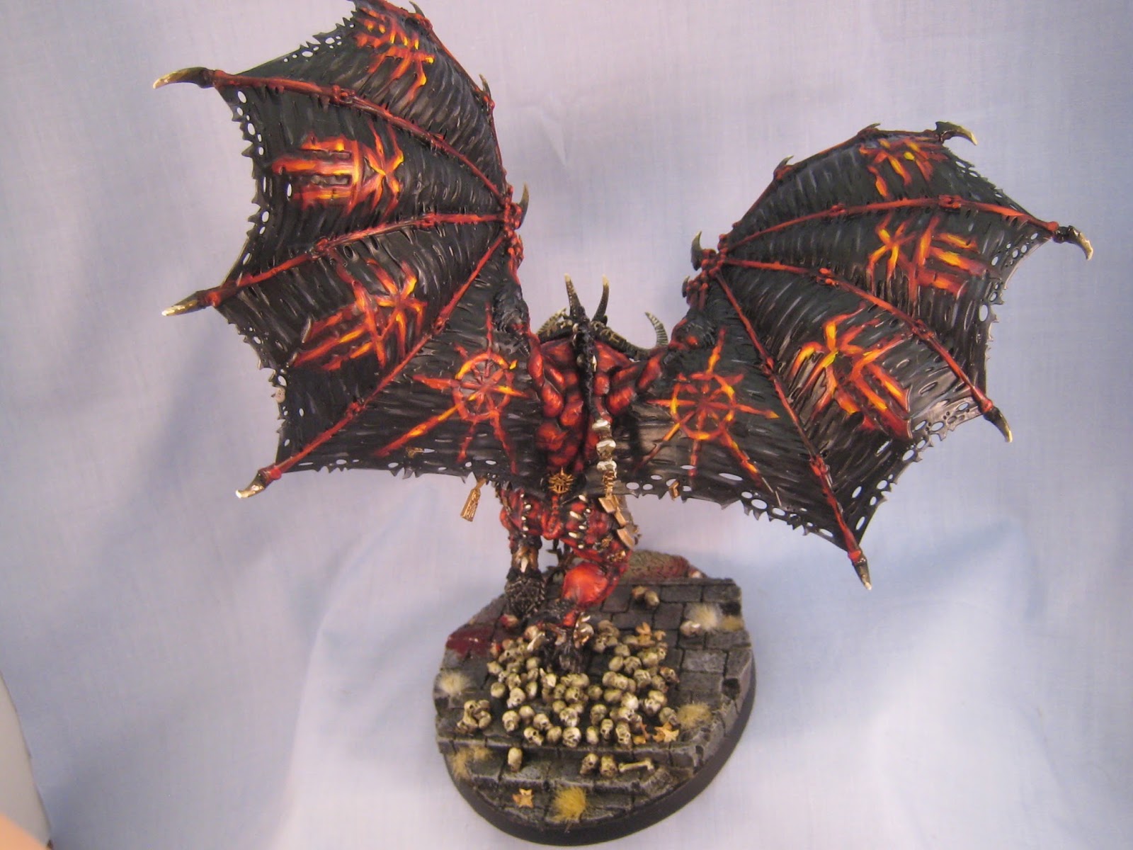 Brian Carlson Miniatures: Bloodthirster, Give it the D!