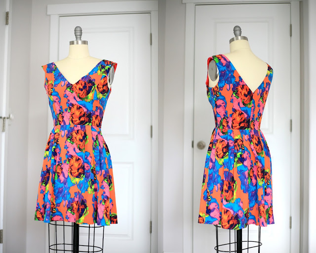 Colorful, playful party dress for an exciting anniversary party ...