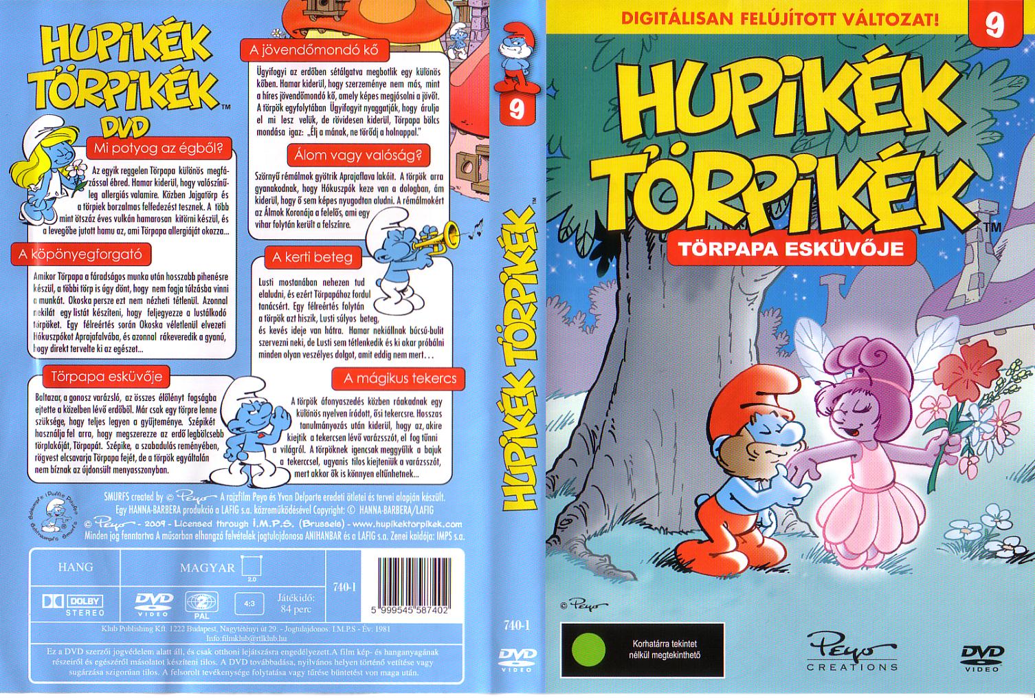 Hupikék Törpikék DVD 9: Törpapa esküvője - Hupikék Törpikék részek