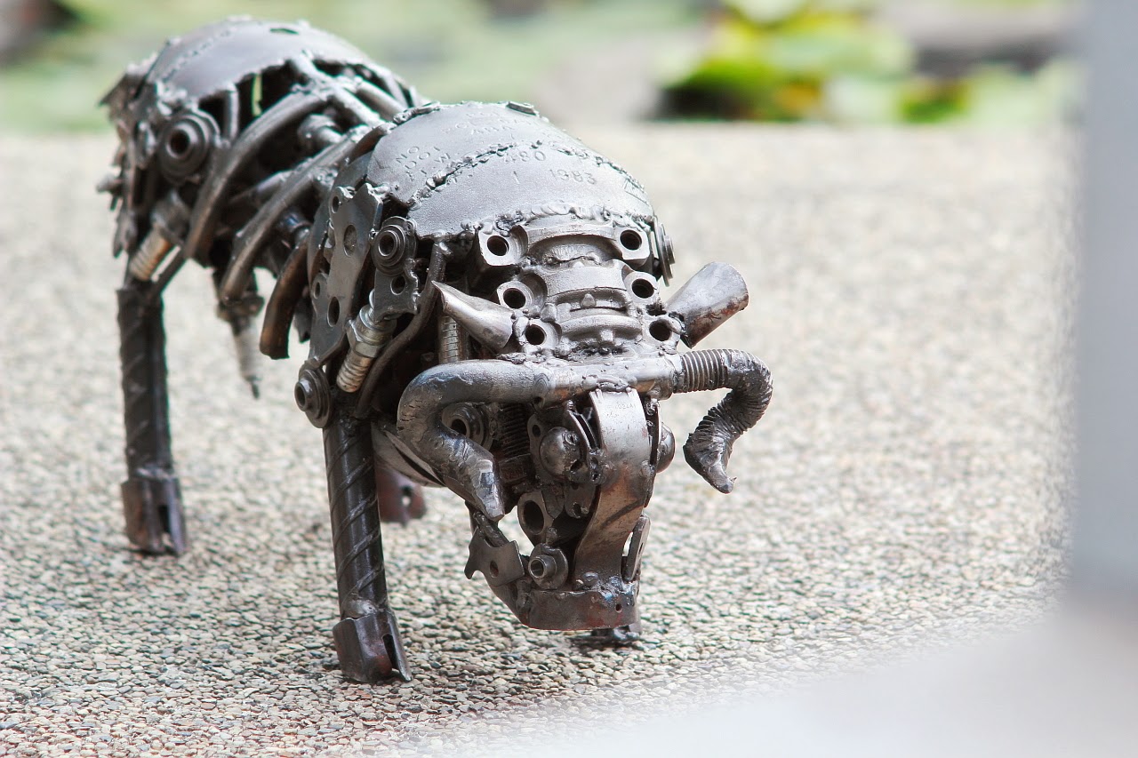 Bull Metal Sculpture