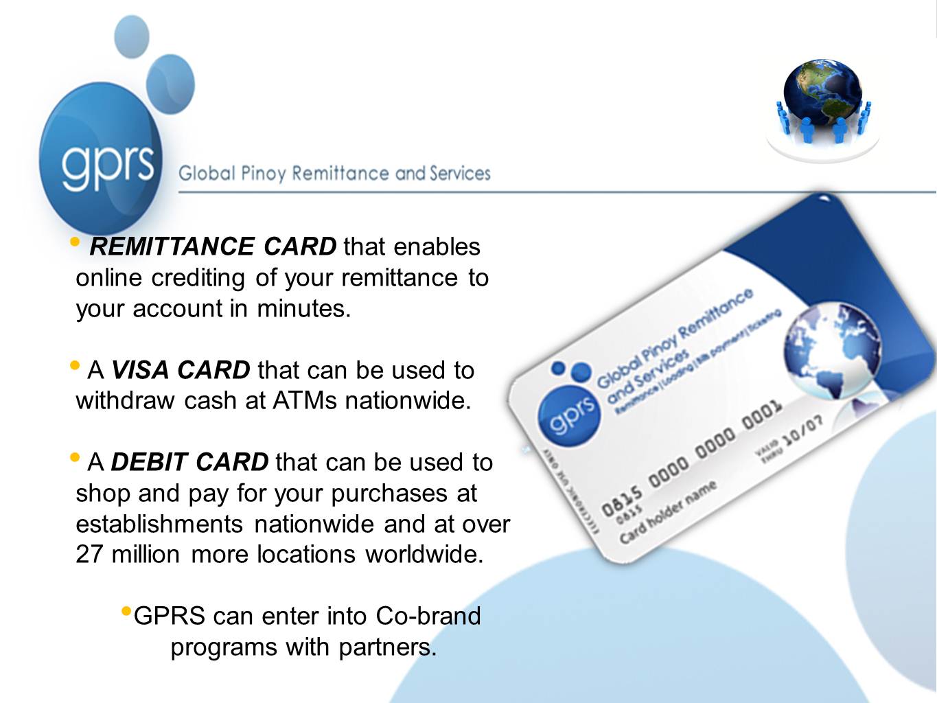 GPRS Global Pinoy Remittance and Services - MyGPRSExpress