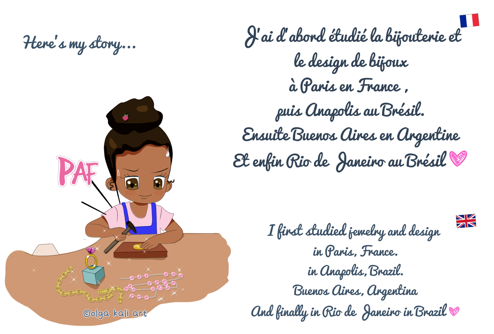 Olga Kali Art : A propos de moi/ About me