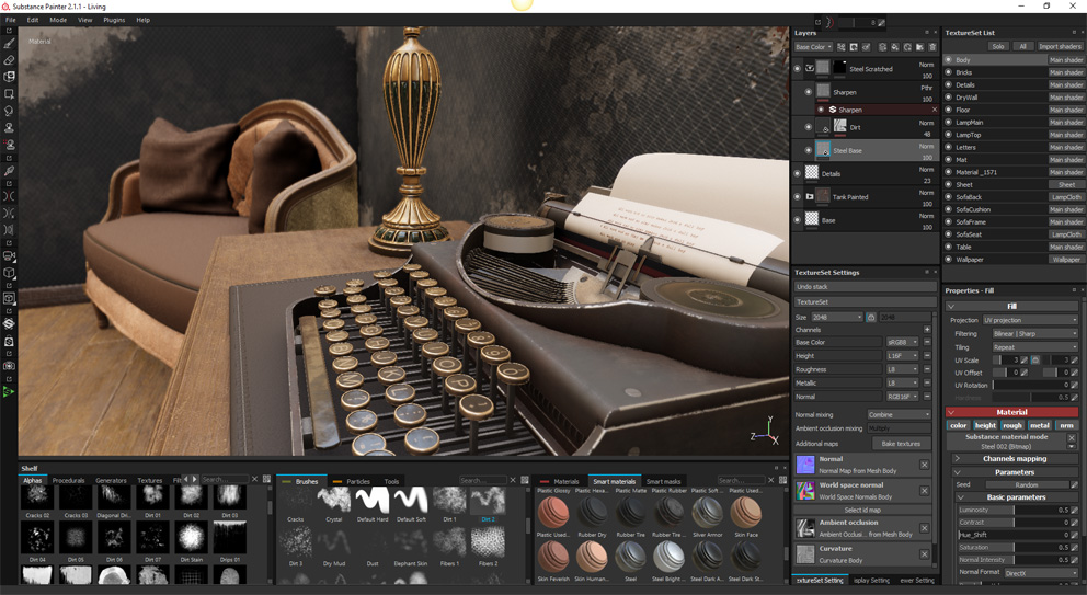 Allegorithmic Substance Painter 2.2 | Computer Graphics Daily News