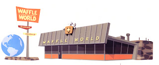 the art of kevin nelson: "Bolt" waffle worlds