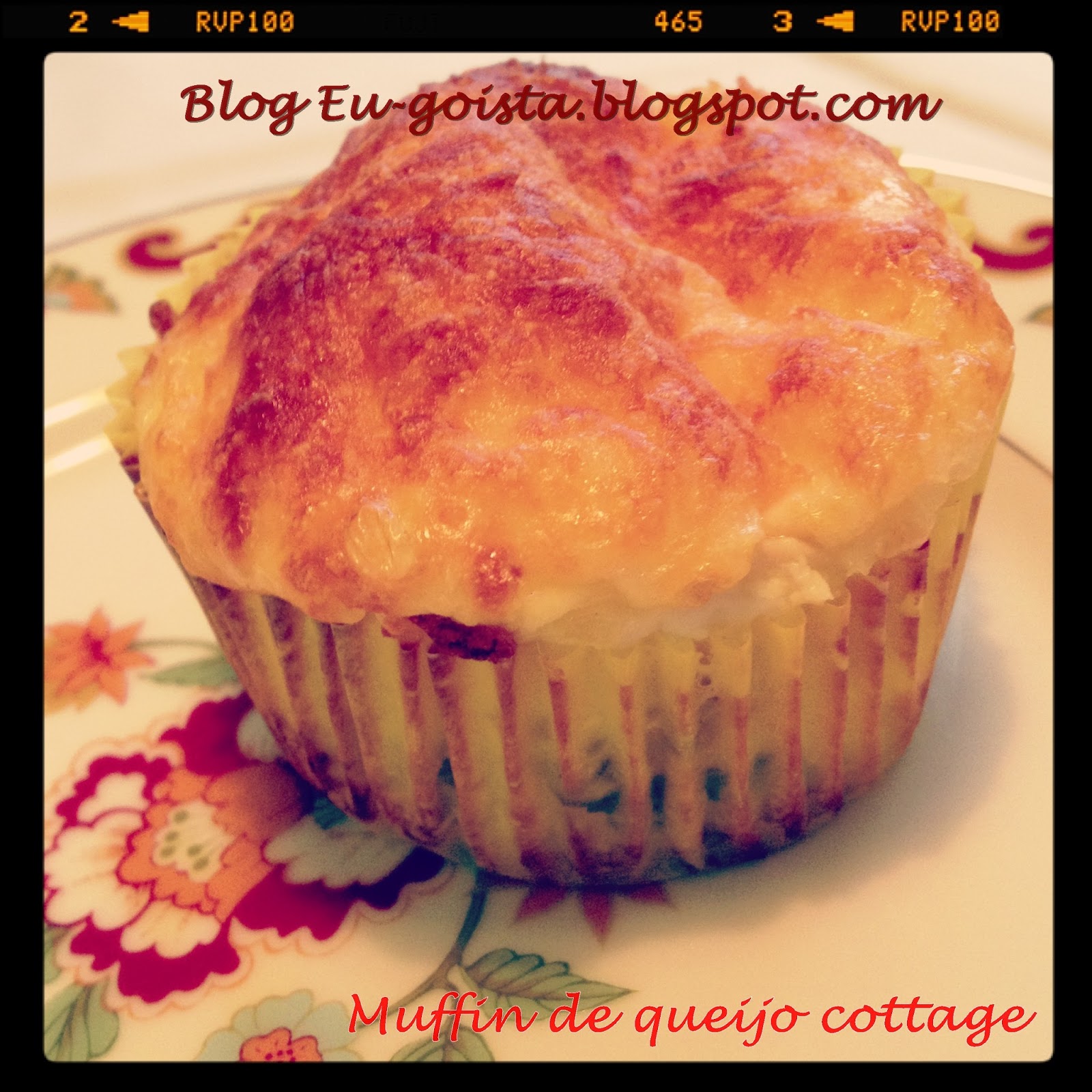 Eu egoísta (:: [Receita] Muffin de queijo cottage