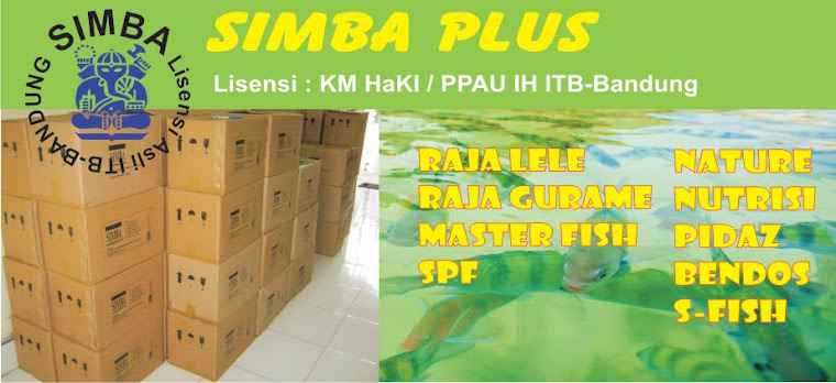 probiotik ikan simba plus, rajalele, rajagurame, pidas, bendos, spf ...