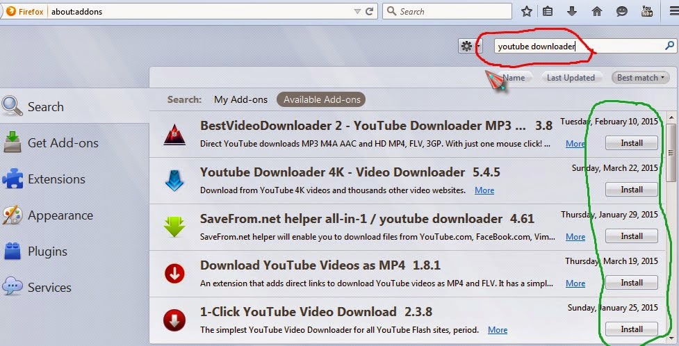 laporan seputar ngeblog : Cara download video youtube langsung dari mozilla firefox