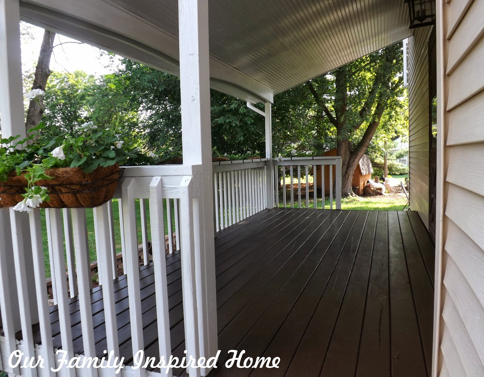 Our Family Inspired Home: Side Porch Inside Reveal!