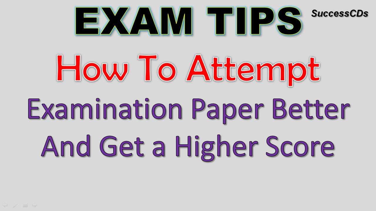 Simple Tips to Score high marks in English | English | FREE Study ...