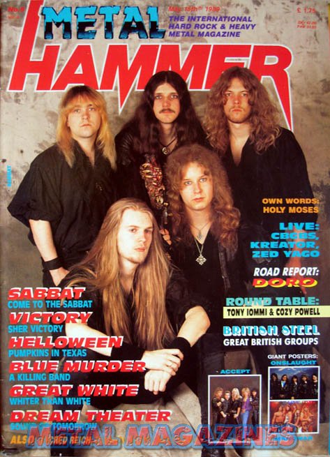 METAL MAGAZINES: ACCEPT magazine covers