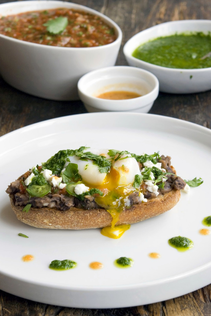 Open-Faced Breakfast Torta - WILD GREENS & SARDINES