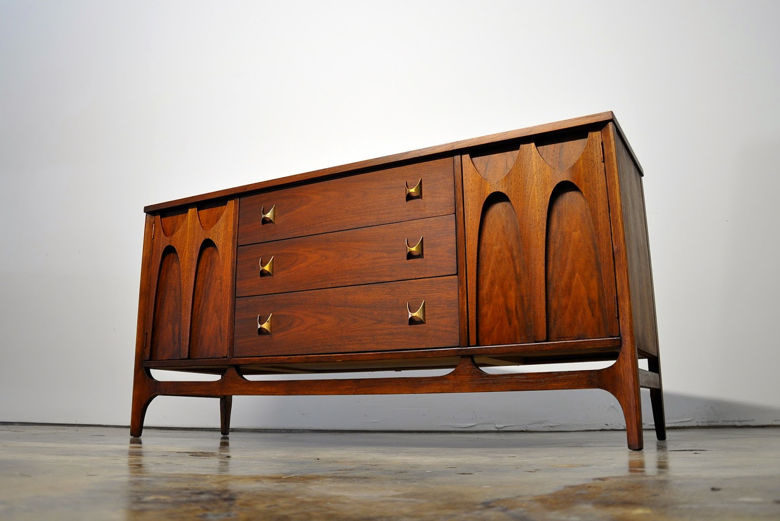 SELECT MODERN: Broyhill Brasilia Credenza, Buffet, Sideboard, Bar or ...