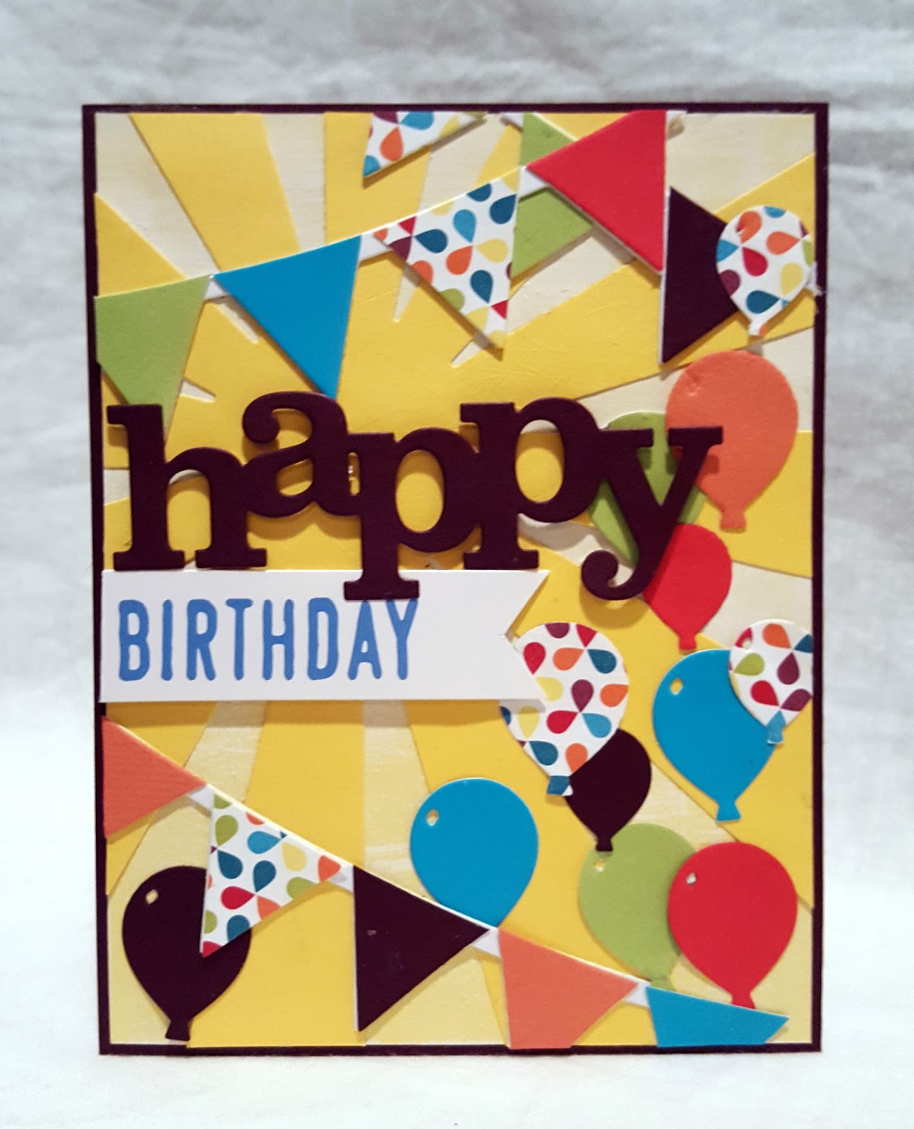 TheGrandStampede: Colorful Birthday Card