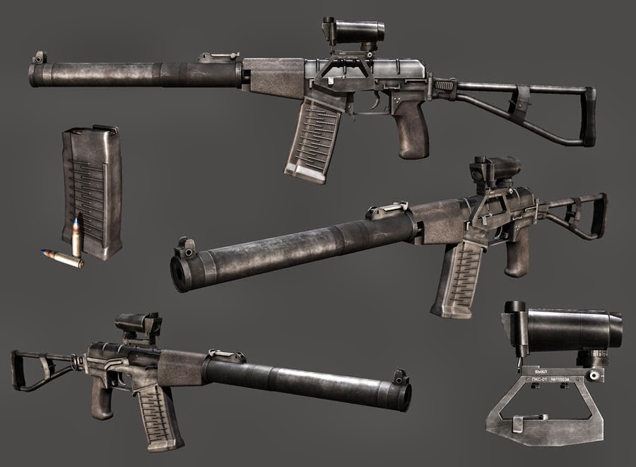 Whatever Weapons : SR-3 / SR-3M "Vikhr" compact assault rifle (Russia)