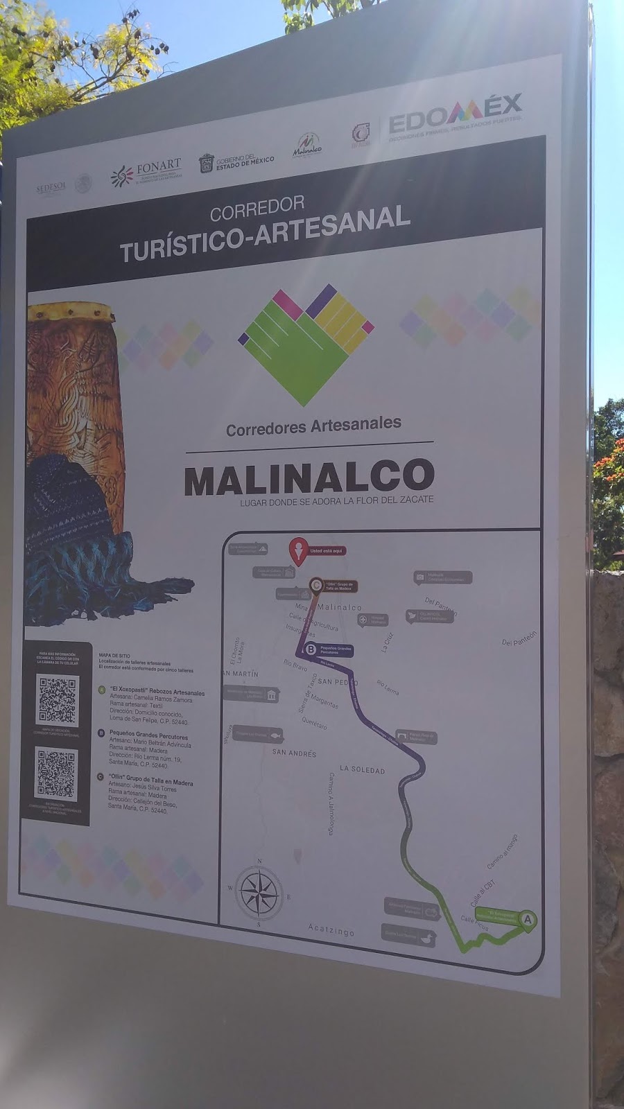 Malinalco Mapa