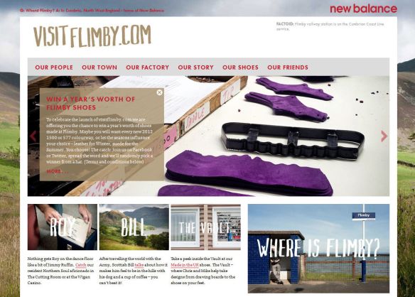In our Inbox: New Balance "Visit Flimby" -UK